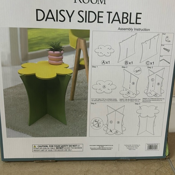 Other | New In Box Daisy Side Table | Poshmark